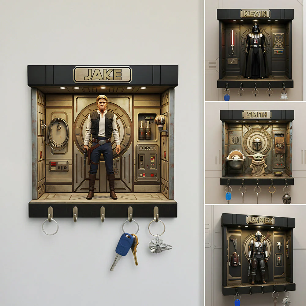 Cosmic Acrylic Key Hanger - Personalized Gifts For Cosmic Lovers ...