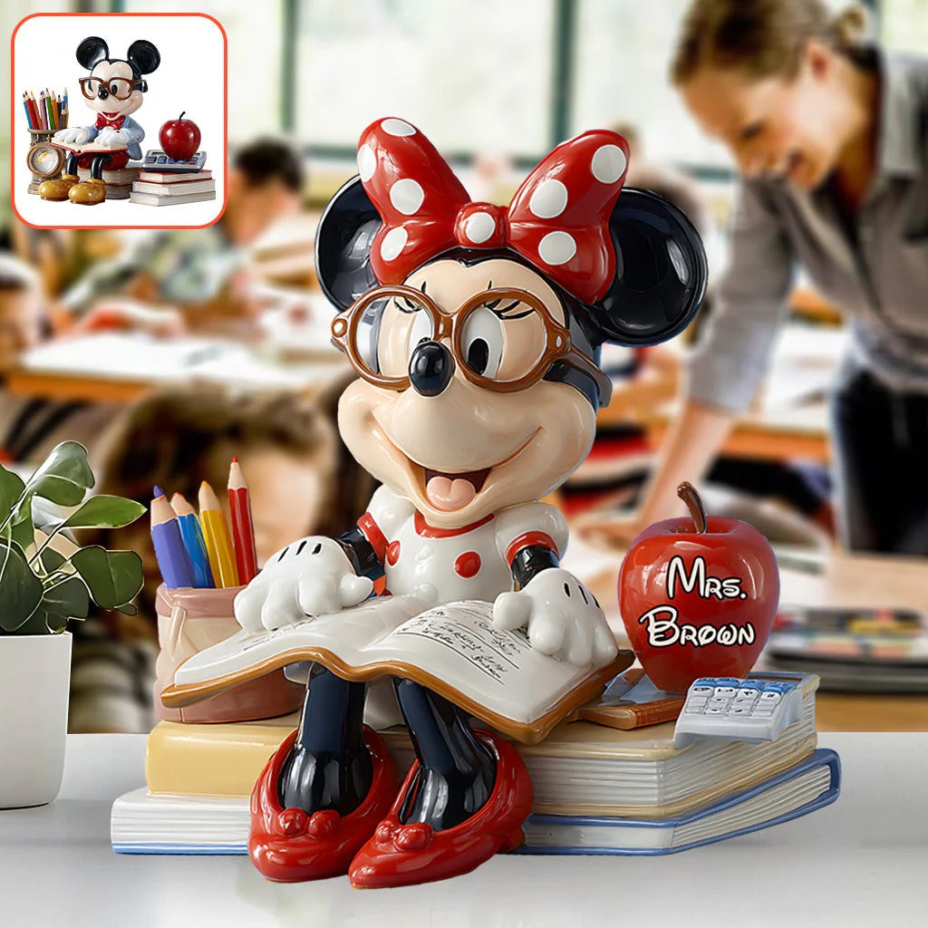 Teaching is a Work of Heart - Mouse Pals - Personalized Teacher Custom ...